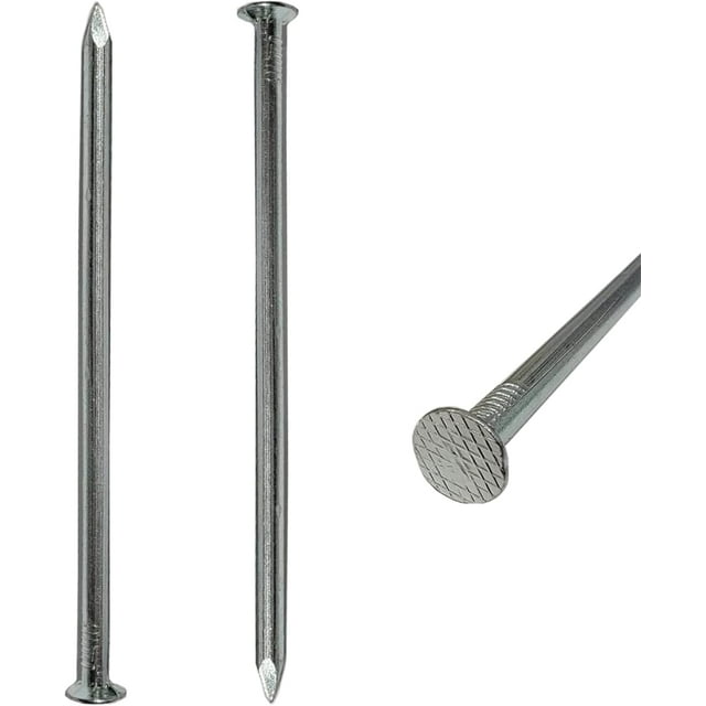 6”- Heavy Duty Galvanized Spike nails, Metal Landscape stakes, for ...