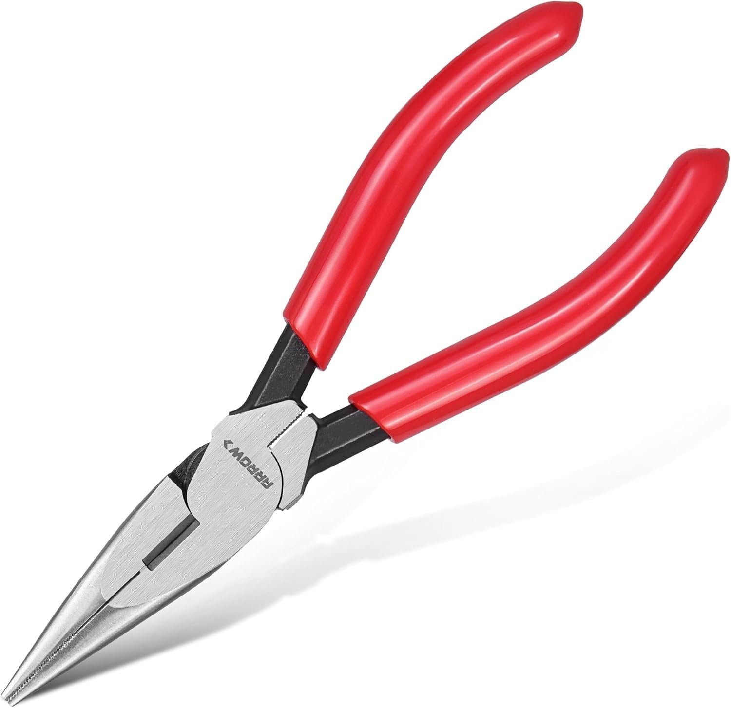 6" High Leverage Nose Pliers with Side Cutters, Long Nose Pliers for ...