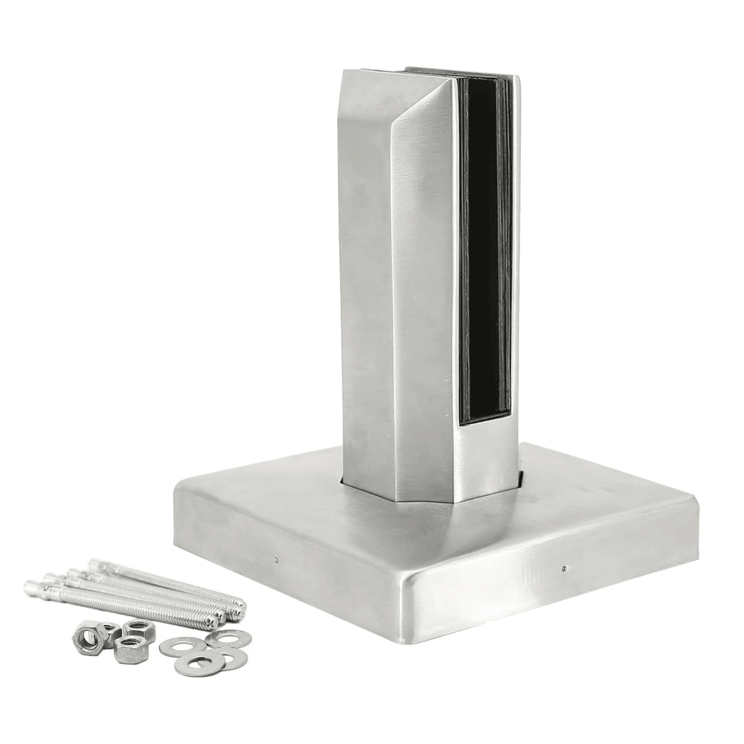 6" High Stainless Steel 2205 Grade Square Frameless Swimming Pool ...