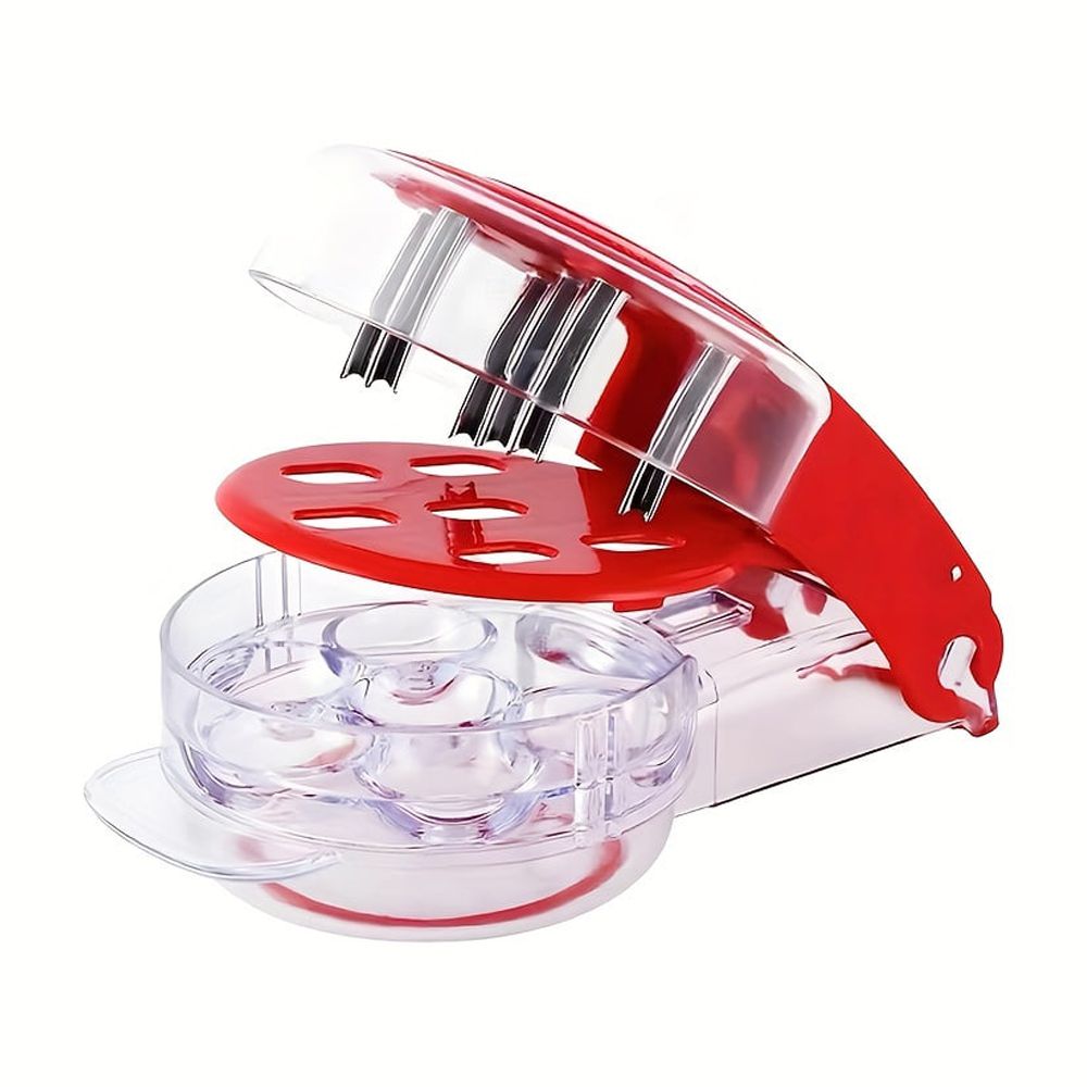 6-Hole Cherry Pitter Tool, ABS Plastic Olive Pit Remover, Quick Easy ...