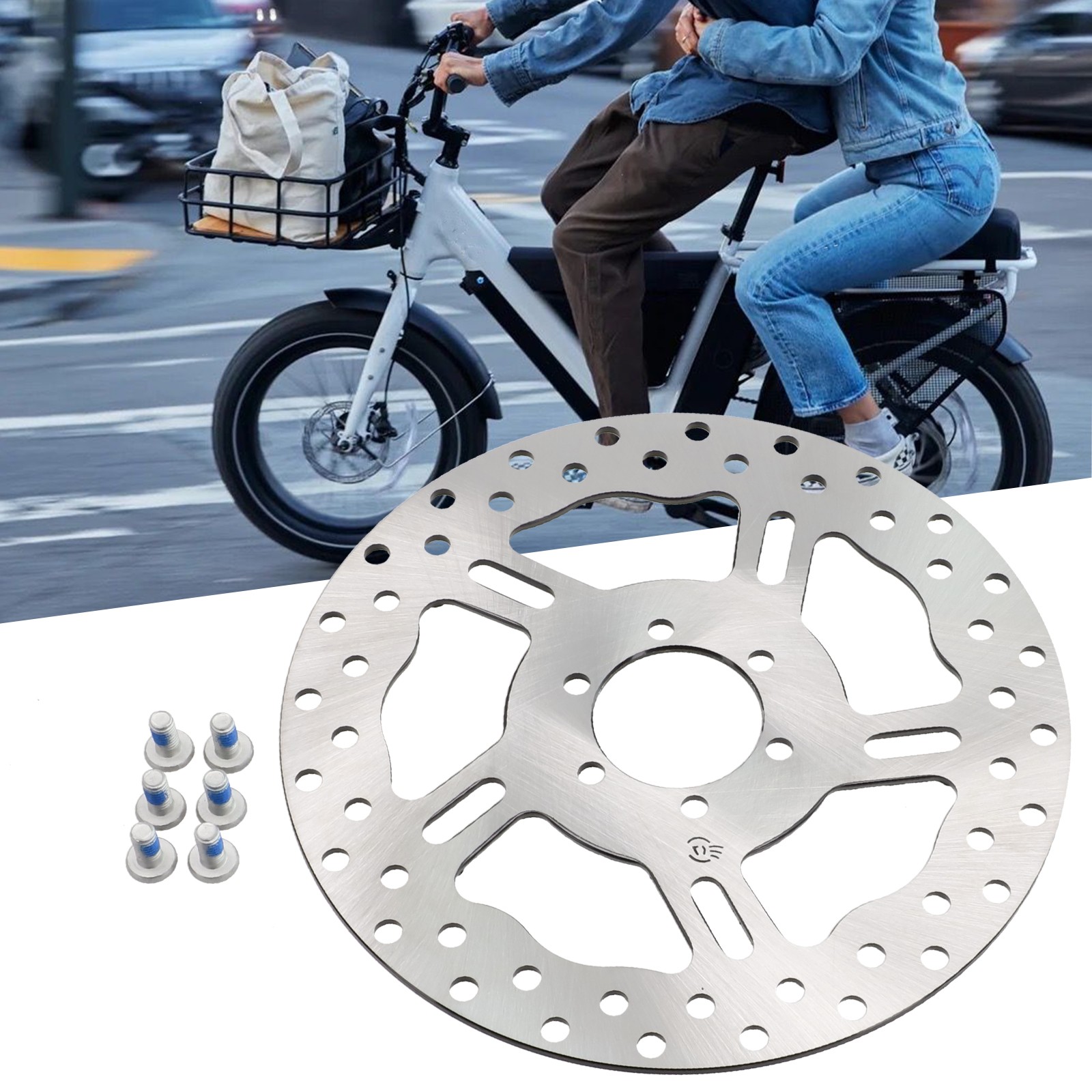 6 Hole Design Disc Brake For ROTOR for Electric Scooters; Available ...