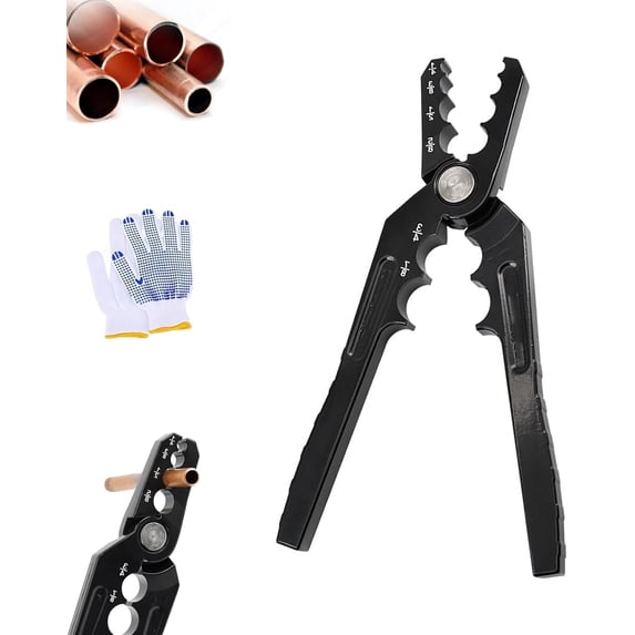 6-Hole Multi-Size Copper Pipe Repair & Rounding Tool, Hole Multi-Size ...