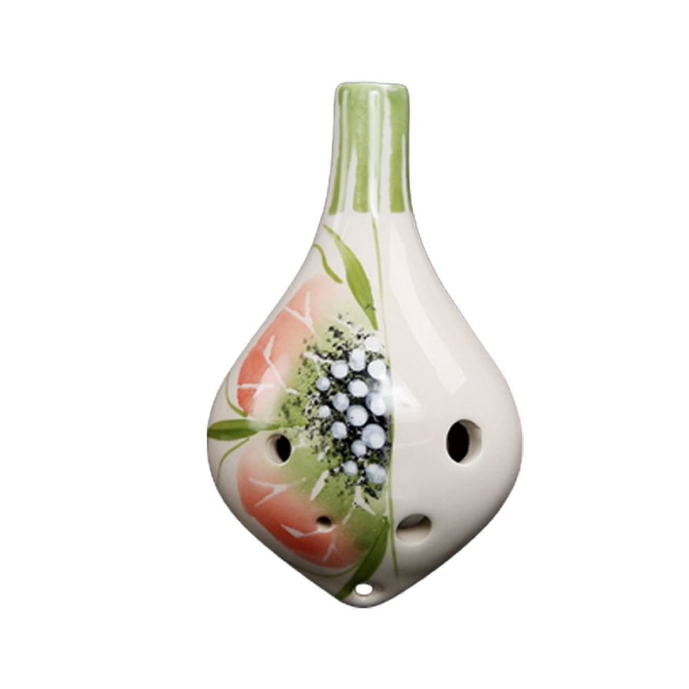 6 Hole Ocarina,Alto C,Glazed Ceramic,Beautiful Design,Gift Idea For ...