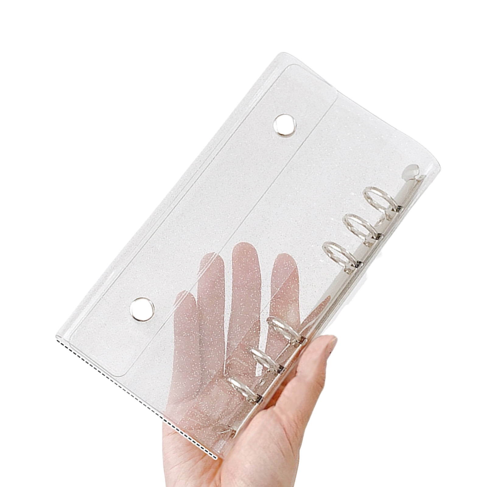 6 Hole PVC Photo Album Binder Covers 6 Rings PVC Card Folder Binder ...