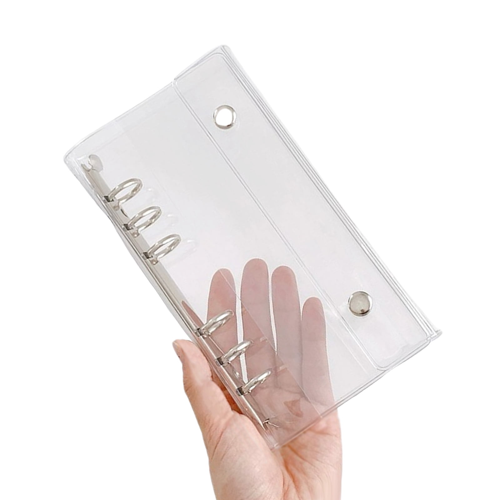 6 Hole PVC Photo Album Binder Covers 6 Rings PVC Card Folder Binder ...