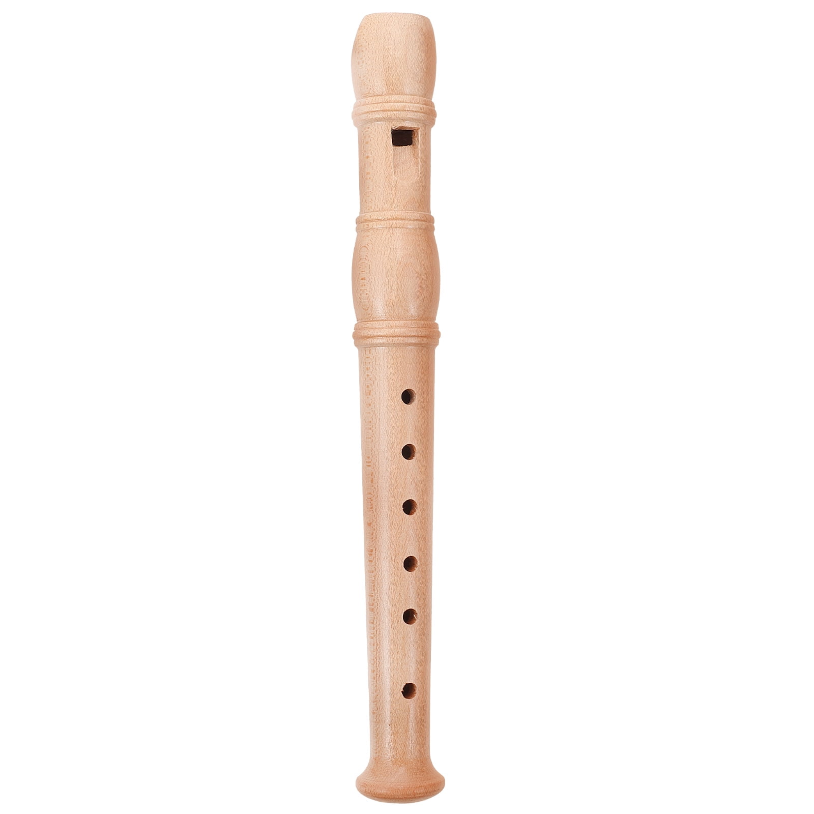 6-Hole Wooden Clarinet for Kids - Professional Toy Flute with Bright ...