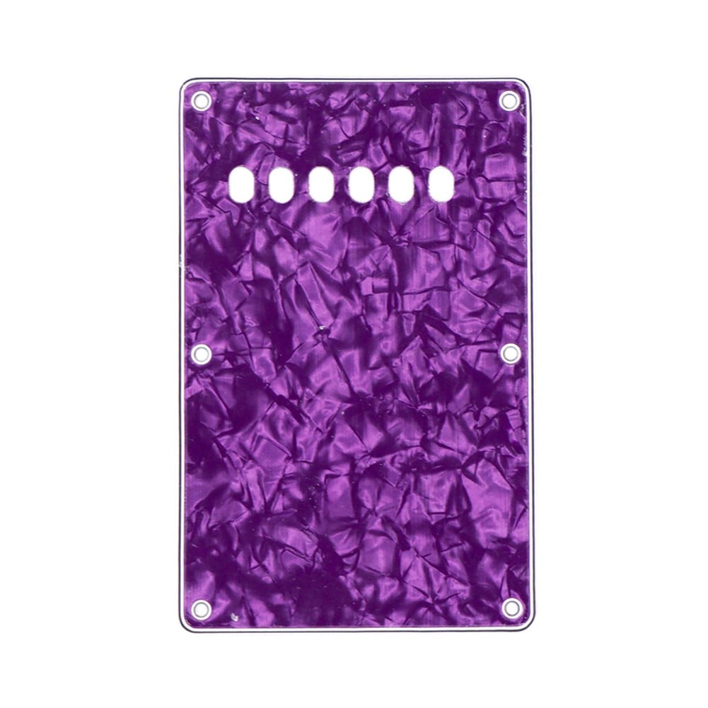 6 Holes 3 Plys Tremolo Cavity Cover Back Plate for Strat SQ Electric ...