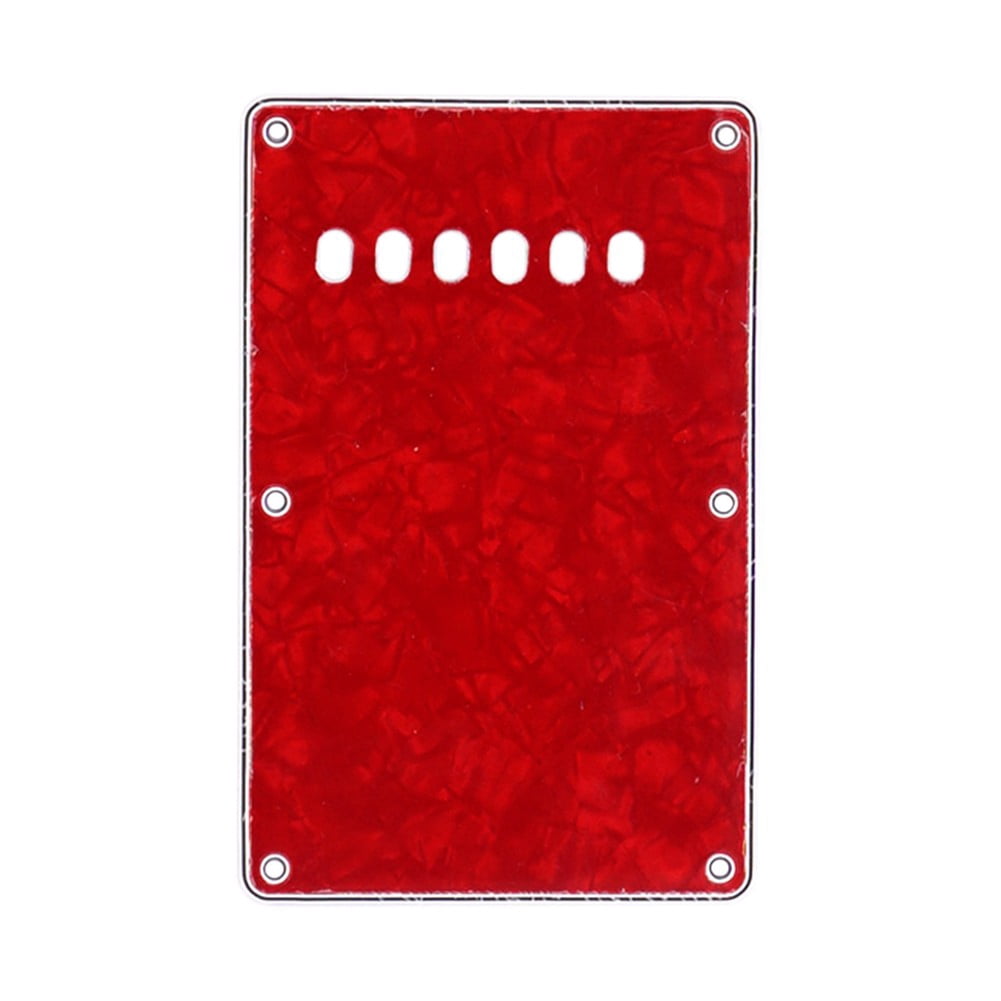 6 Holes 3 Plys Tremolo Cavity Cover Back Plate for Strat SQ Electric ...