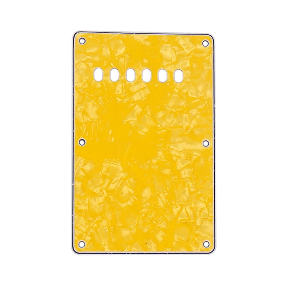 6 Holes 3 Plys Tremolo Cavity Cover Back Plate for Strat SQ Electric ...