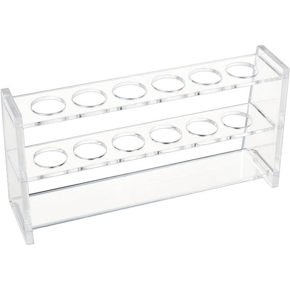 6 Holes Acrylic Test Tube Rack 5ML Test Tube Display Stands 0.8 Inch ...