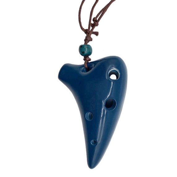 6 Holes Ceramic Ocarina Alto C Submarine Style Musical Instrument with ...