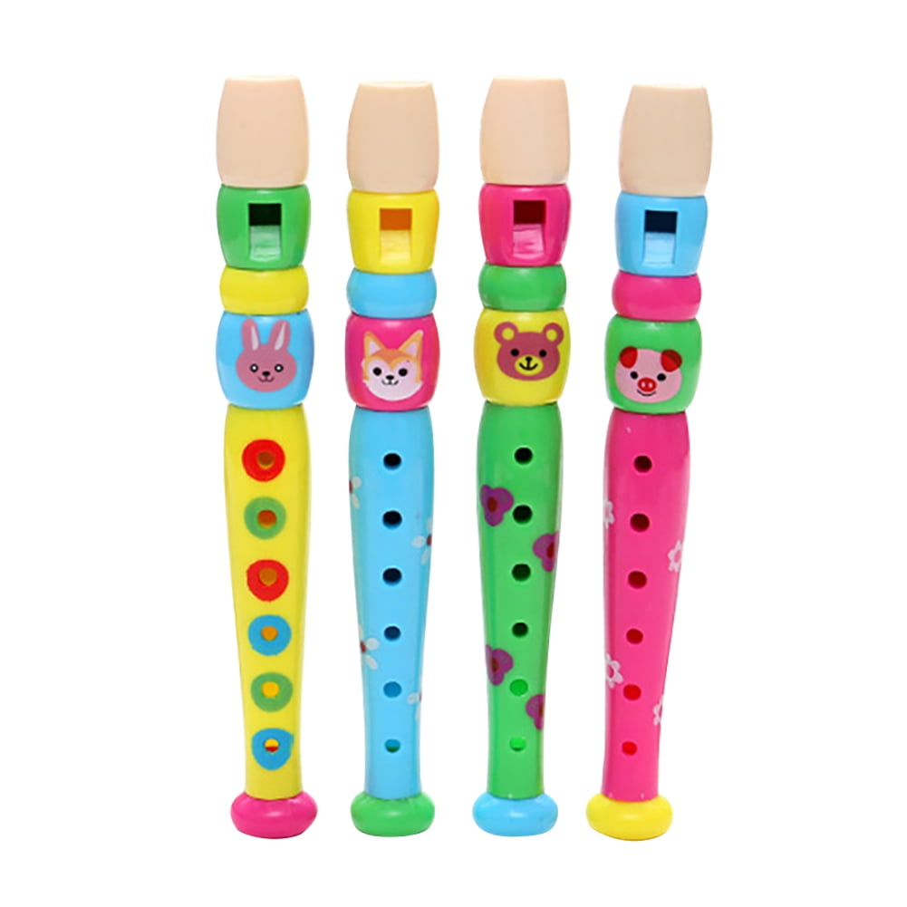 6 Holes Clarinet Puzzle Toy, Colorful Piccolo Flute for Kids Early ...