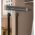 6-Hook Designer Wardrobe Reversible 13.75" Length Closet Belt Rack with ...