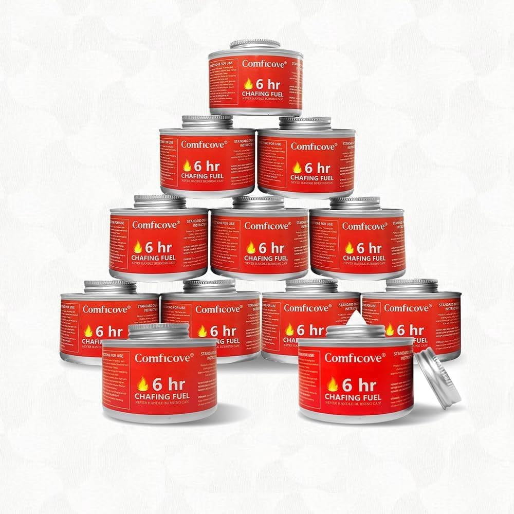 6 Hour Chafing Fuel - Food Warmer for Dish Buffet Set Liquid Safe with ...