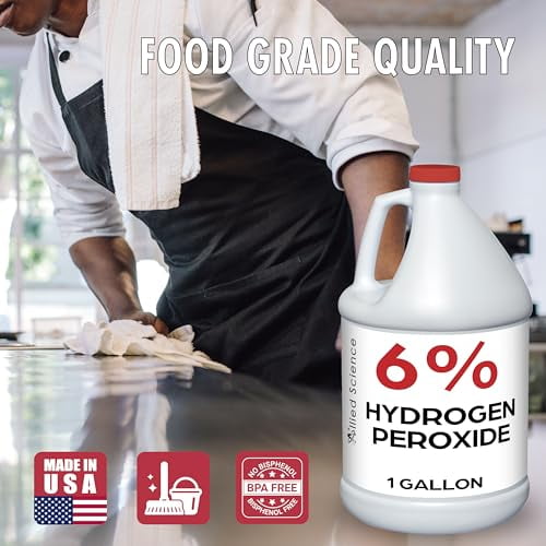 6% Hydrogen Peroxide, Food Grade H202 and Water, 4 Gallons - Walmart.com