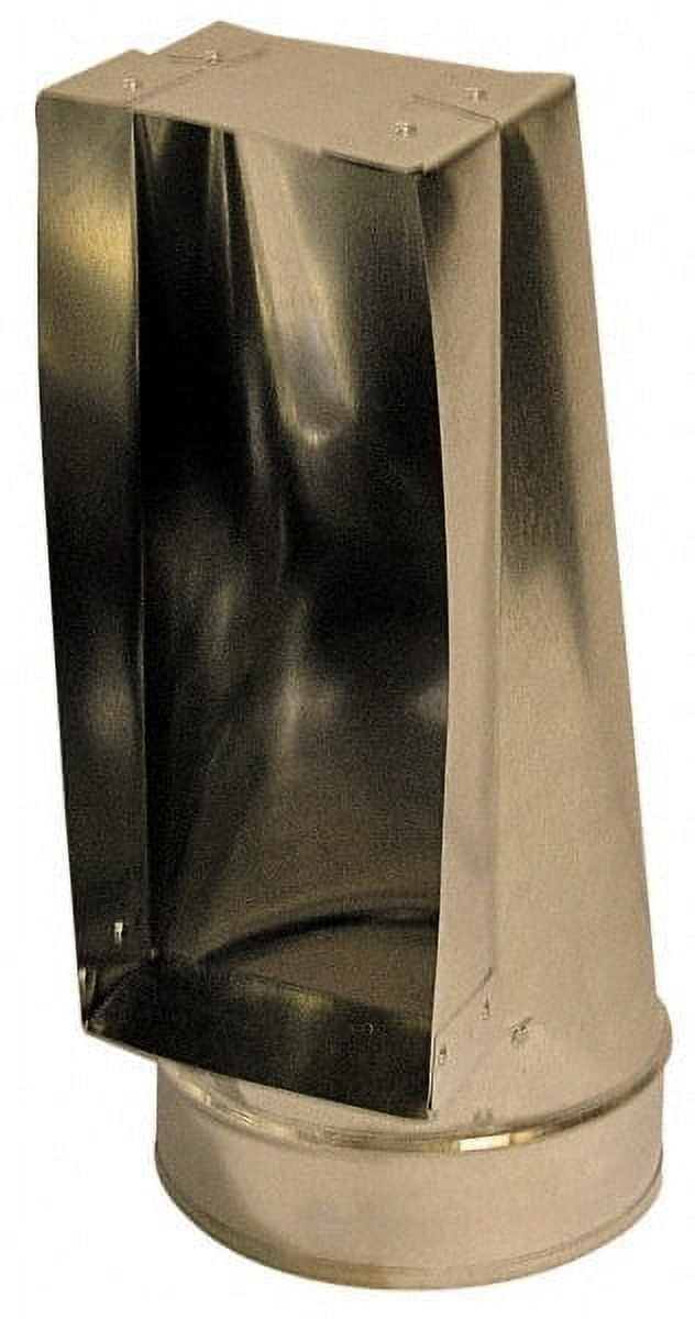 6" ID Galvanized Duct End Register Boot - Walmart.com