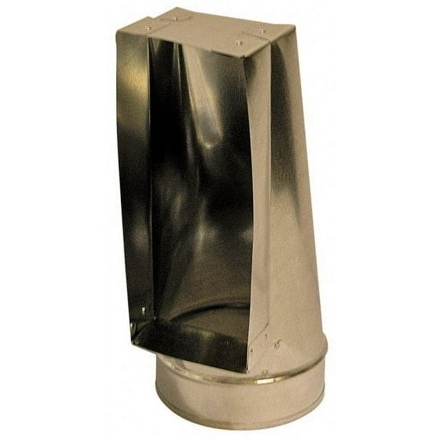 6" ID Galvanized Duct End Register Boot - Walmart.com