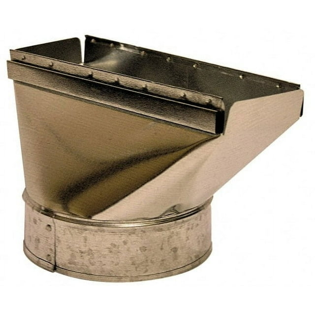 6" ID Galvanized Duct Straight Stack Boot - Walmart.com