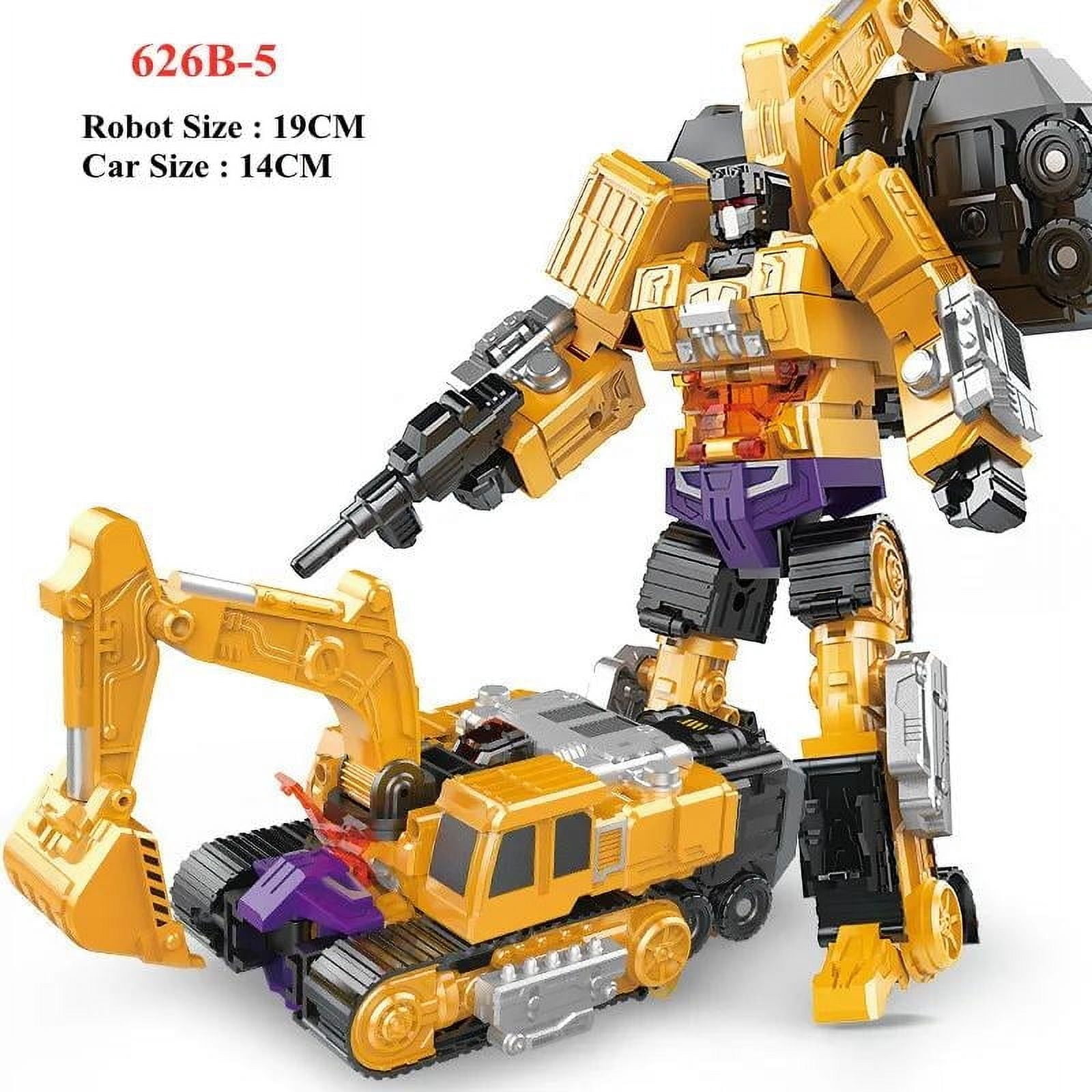 6 IN 1 Cool Devastator Transformation Toys Boy Robot KO GT Action ...