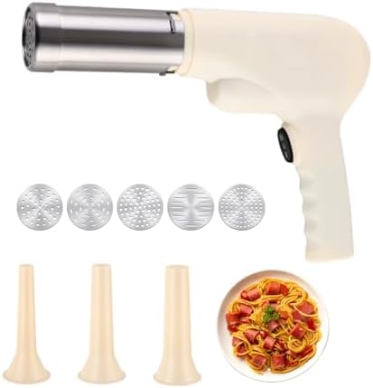 6-IN-1 Handheld Electric Pasta Maker Machine, Rechargeable Pasta Maker ...