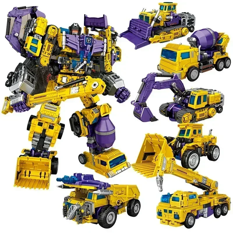 6 IN 1 NBK 42CM Devastator Toy Transformation KO Robot Car combination ...