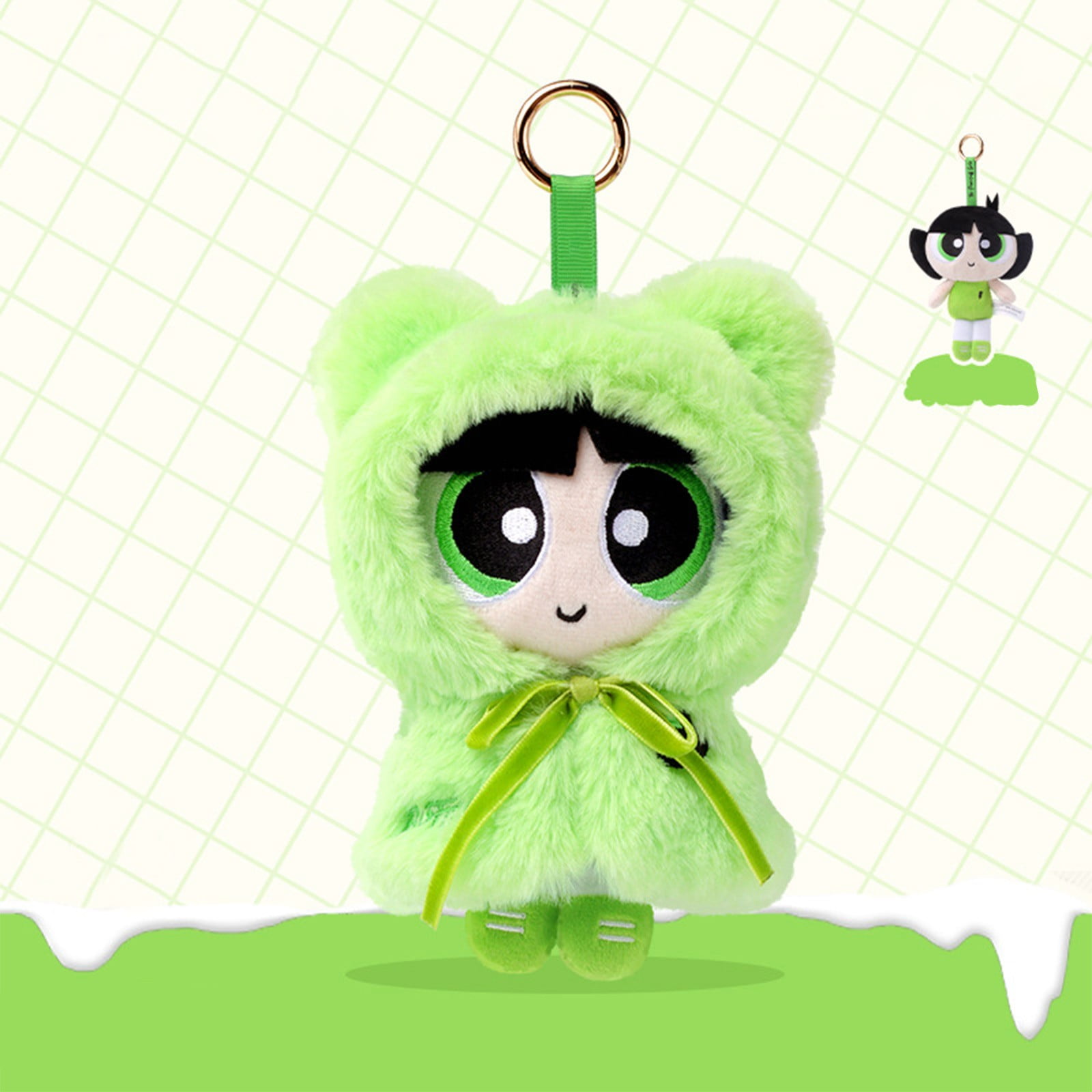 6 INCH The Ppg Cape Series Plush Dolls The Powerpuff Girls Cloak Doll ...
