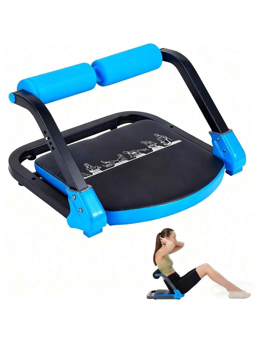 6-In-1 Ab Workout Machine, Adjustable Ab Trainer With 4 Resistance ...