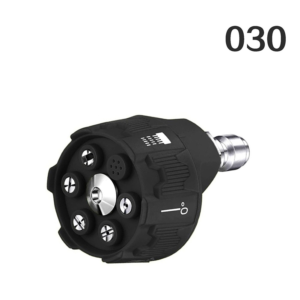 6-In-1 Adjustable Pressure Washer Nozzle 1/4 Inch Quick Changeover ...