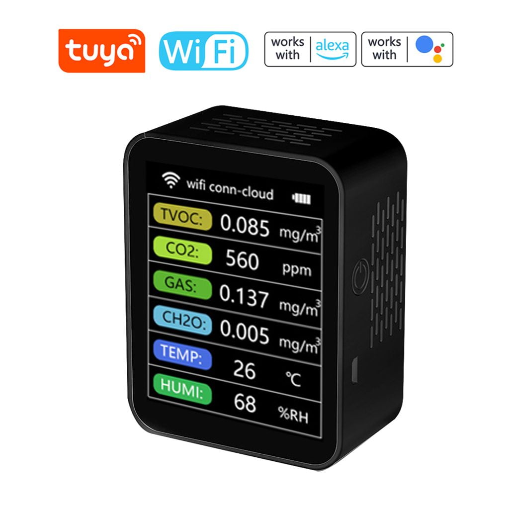 6 In 1 Air Quality Analyzer, With Real-Time Data Refresh And ...