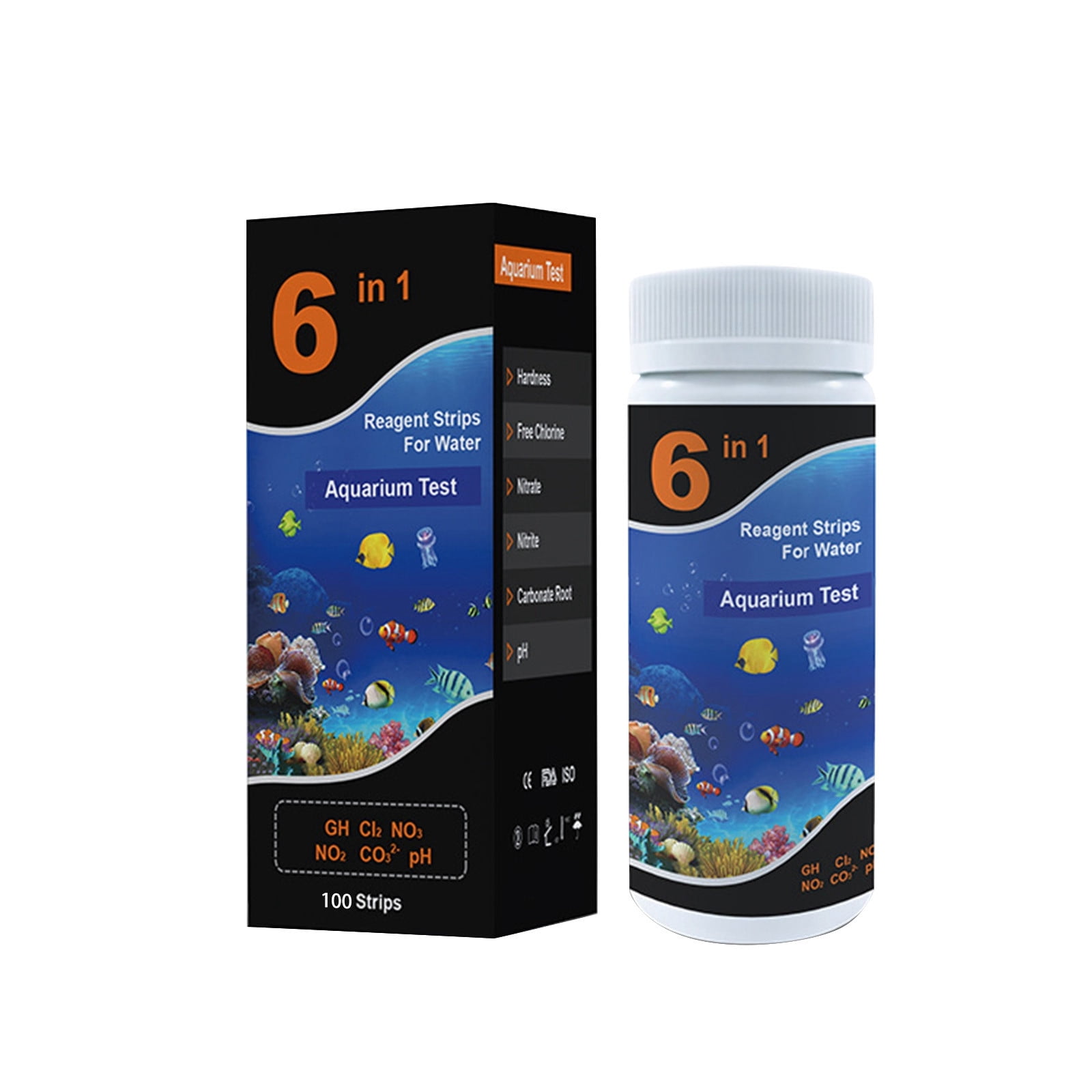 6 In 1 Aquarium Test Strips,Aquarium Test Kit For Aquarium,Aquarium ...