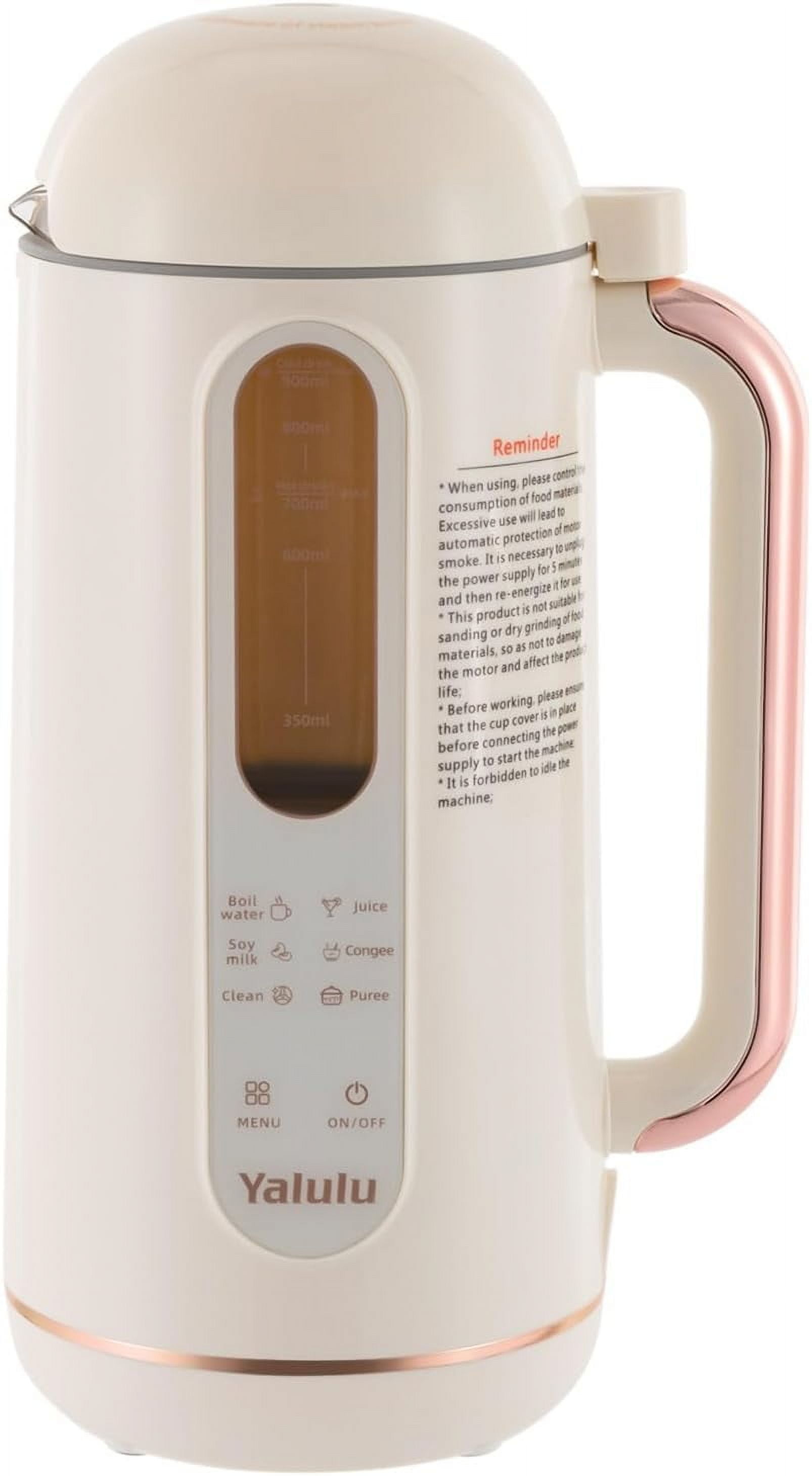 6-In-1 Automatic Soy Nut Milk Maker Machine,30Oz/900mL Multi-Functional ...