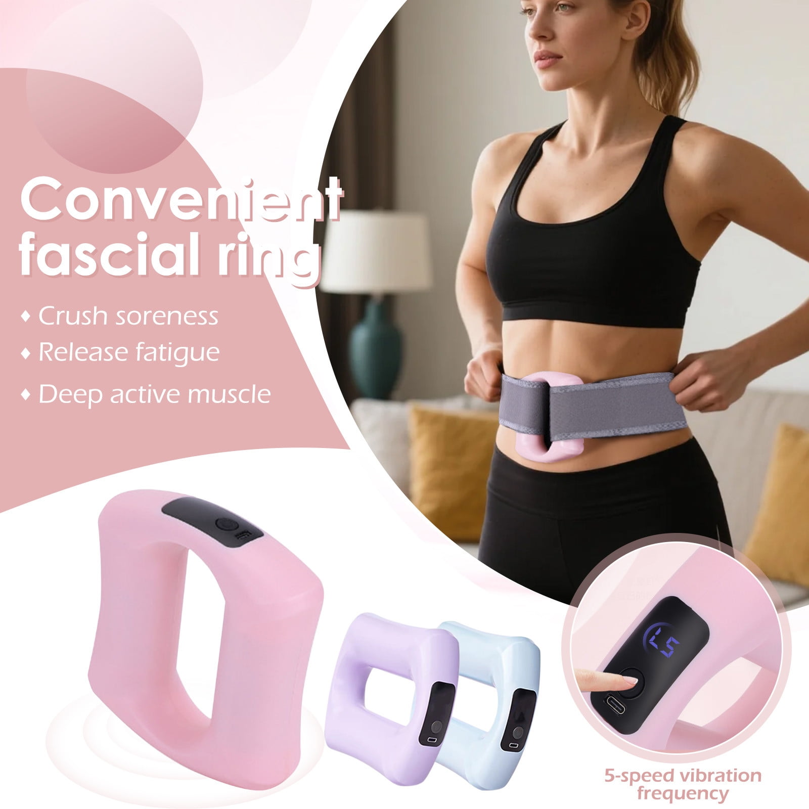 6-In-1 Multifunctional Body Massager Set, Electric Vibration Massager ...