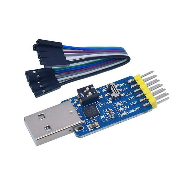 6 In 1 Multifunctional Usb To Uart Serial Port Module Usb Ttl 485 232