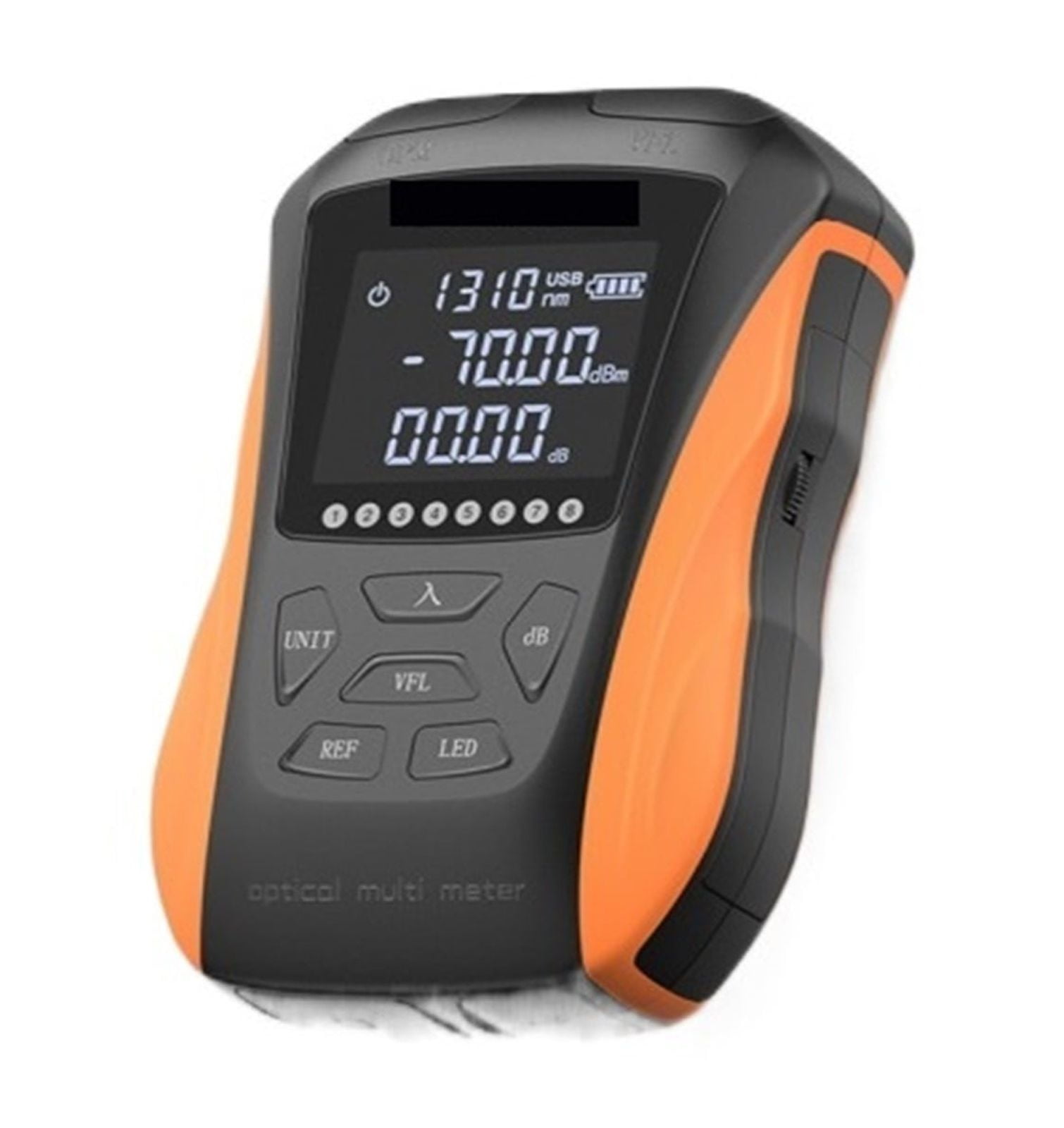 6 In 1 Optical Fiber Power Meter,High Precision Rechargeable OPM G8 ...