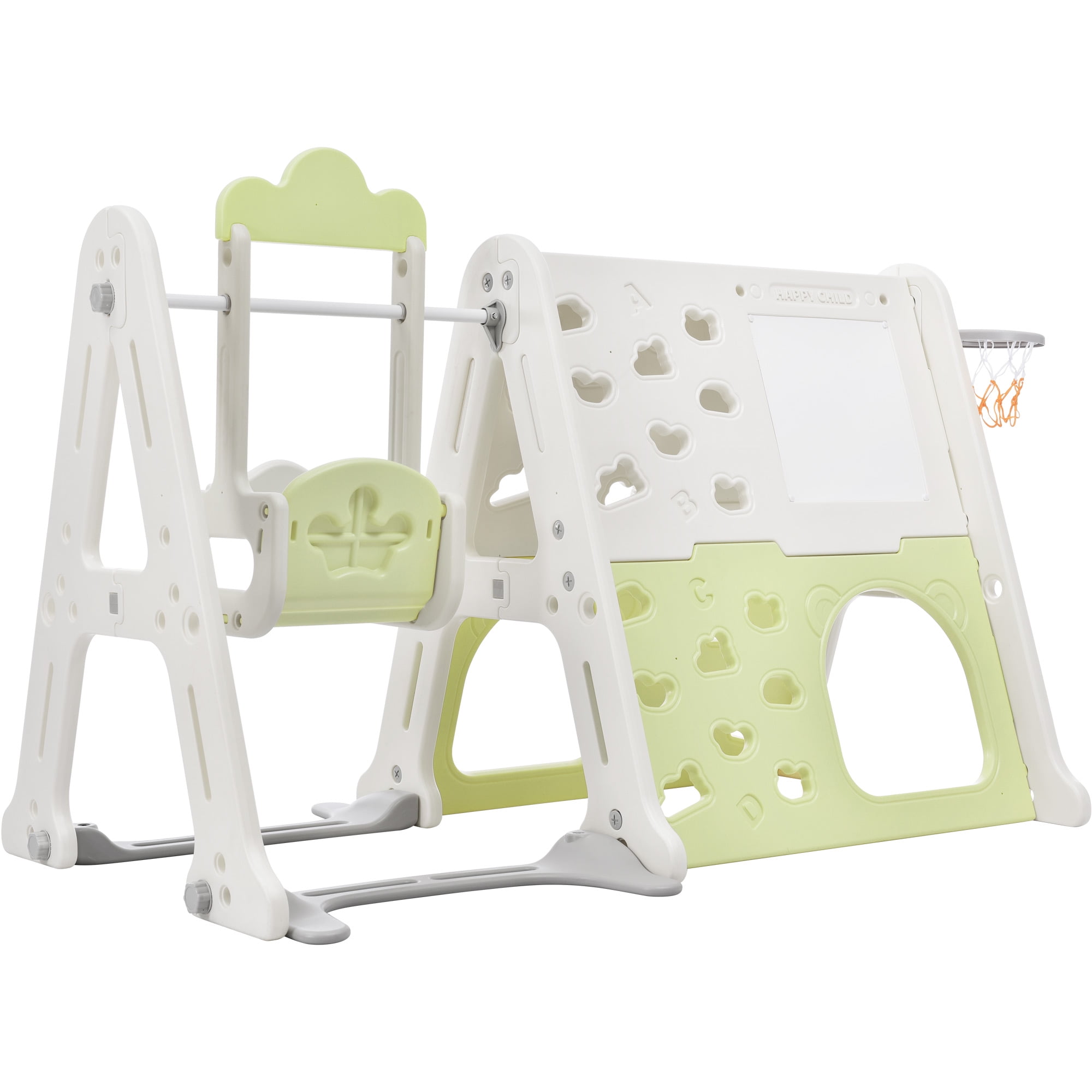 6-In-1 Slide Set for Kids, Toddler Climber and Slide Set with ...