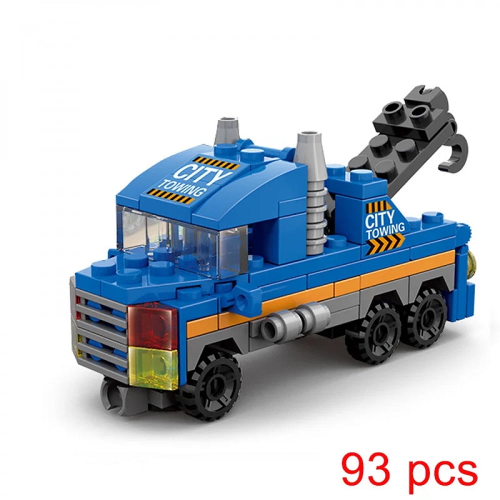 6 In 1 Transformation City Car Technical Ambulance Vehicles Fire Police ...