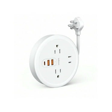 Anker Flat Plug Power Strip, 12-in-1 USB-C Power Strip with 8 AC ...