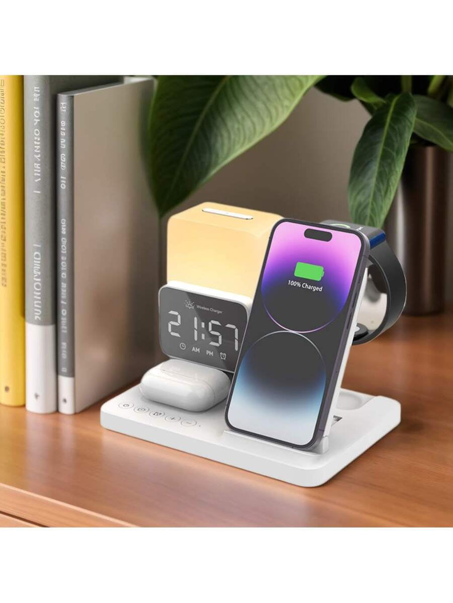 6-In-1 Wireless Charging Station | Compatible With Phone, Compatible ...