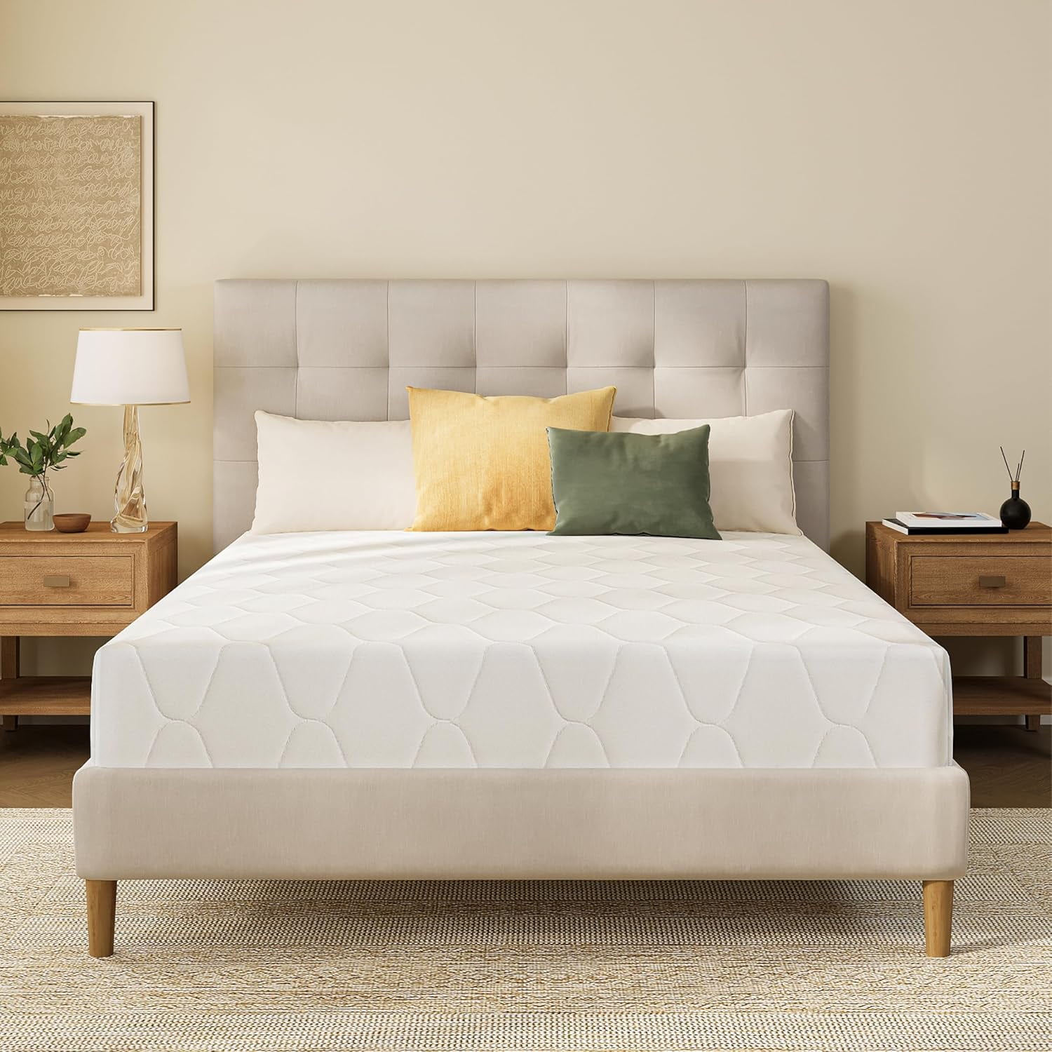 6 In Full Size Memory Mattress in a Box for , with Medium Firm Support ...
