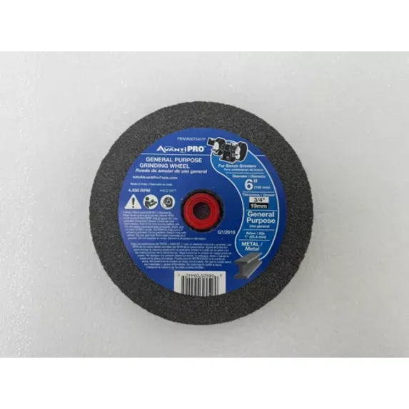 6 In X 3/4 In X 1 In Bench Grinding Wheel New Avantipro - Walmart.com