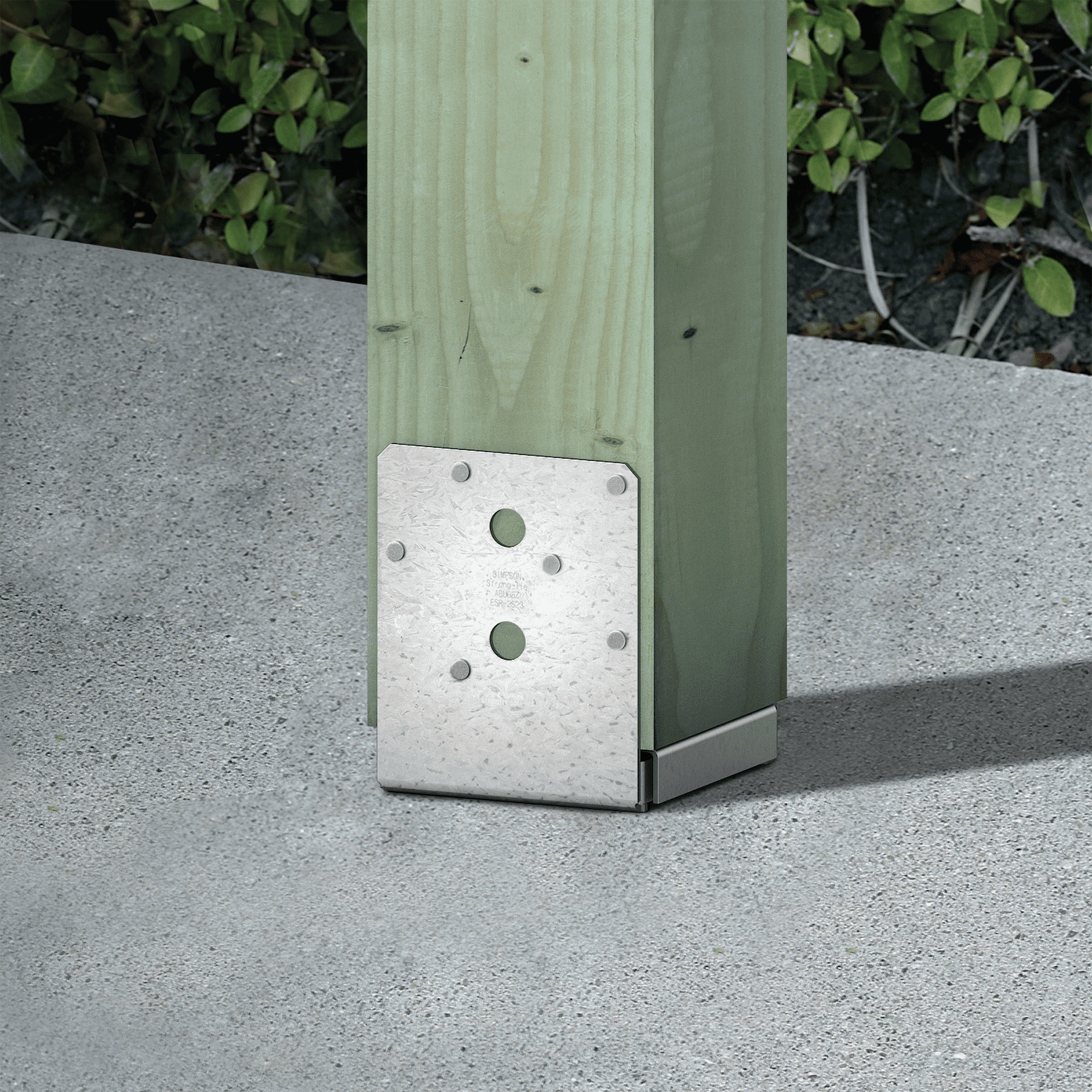 6 In. x 6 In. Post Base1 - Pack of 4 — Residential Use, Standard ...