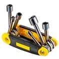 6 In1 Folding Socket Wrench Set Multi Functional Hex Spanner Hex Nut ...