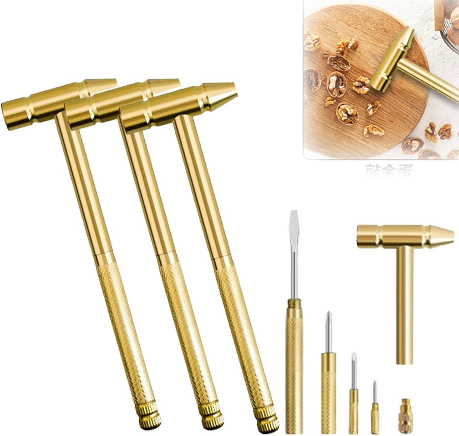 6 In1 Micro Mini Multifunction Copper Hammer, Willedup Hammer Micro ...