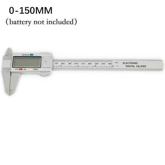 6 Inch 150Mm Digital Vernier Caliper Lcd Electronic Carbon Fiber Meter ...
