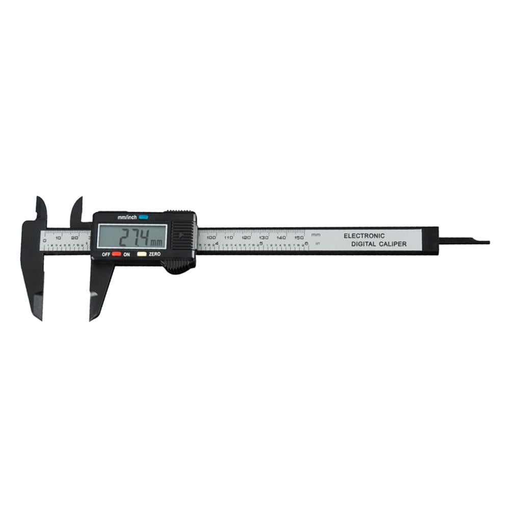 6 Inch /150mm Digital Caliper Set, Electronic Vernier Caliper Inch ...