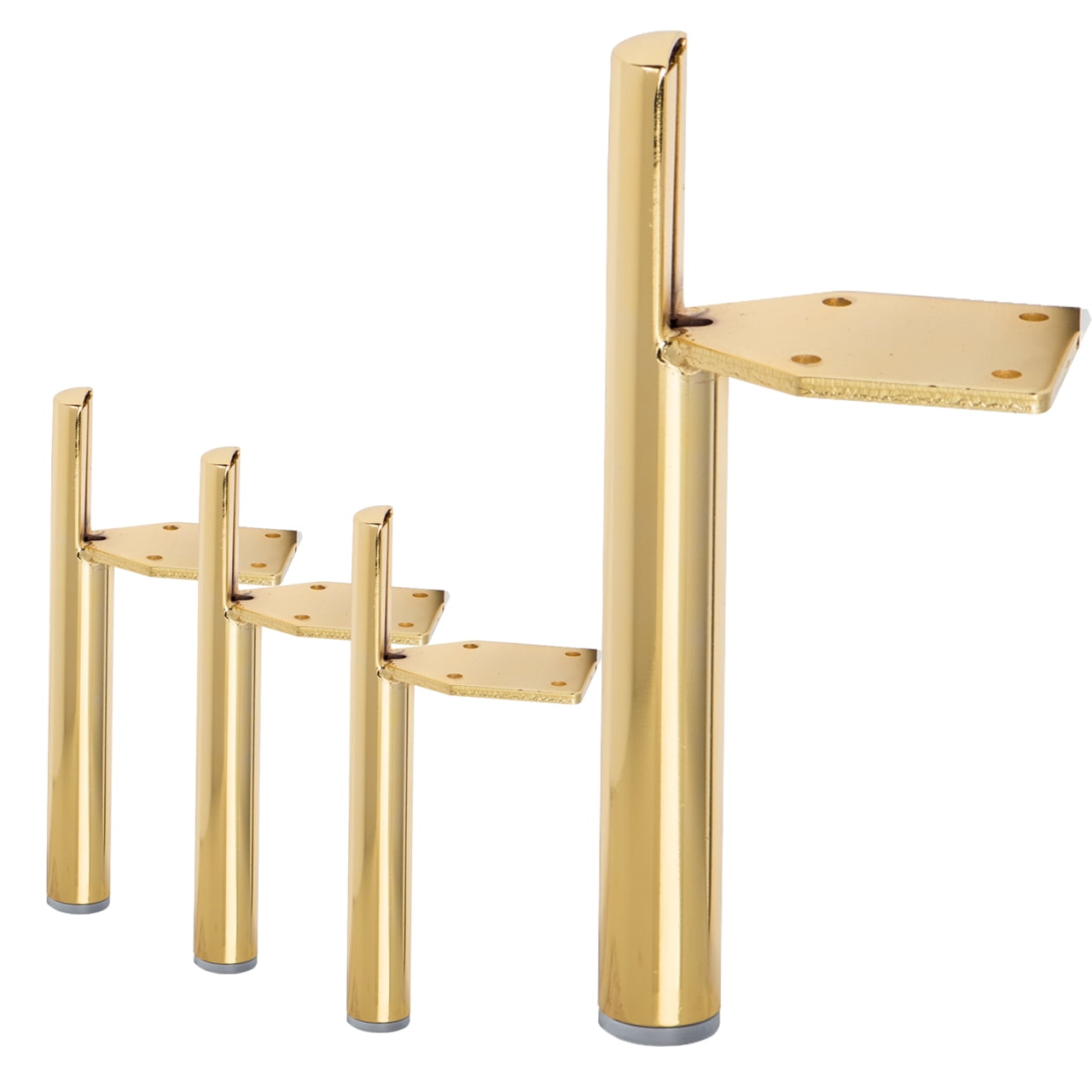 6 Inch / 15cm Metal Furniture Legs, Btowin VCF 4Pcs Modern Tapered Side ...