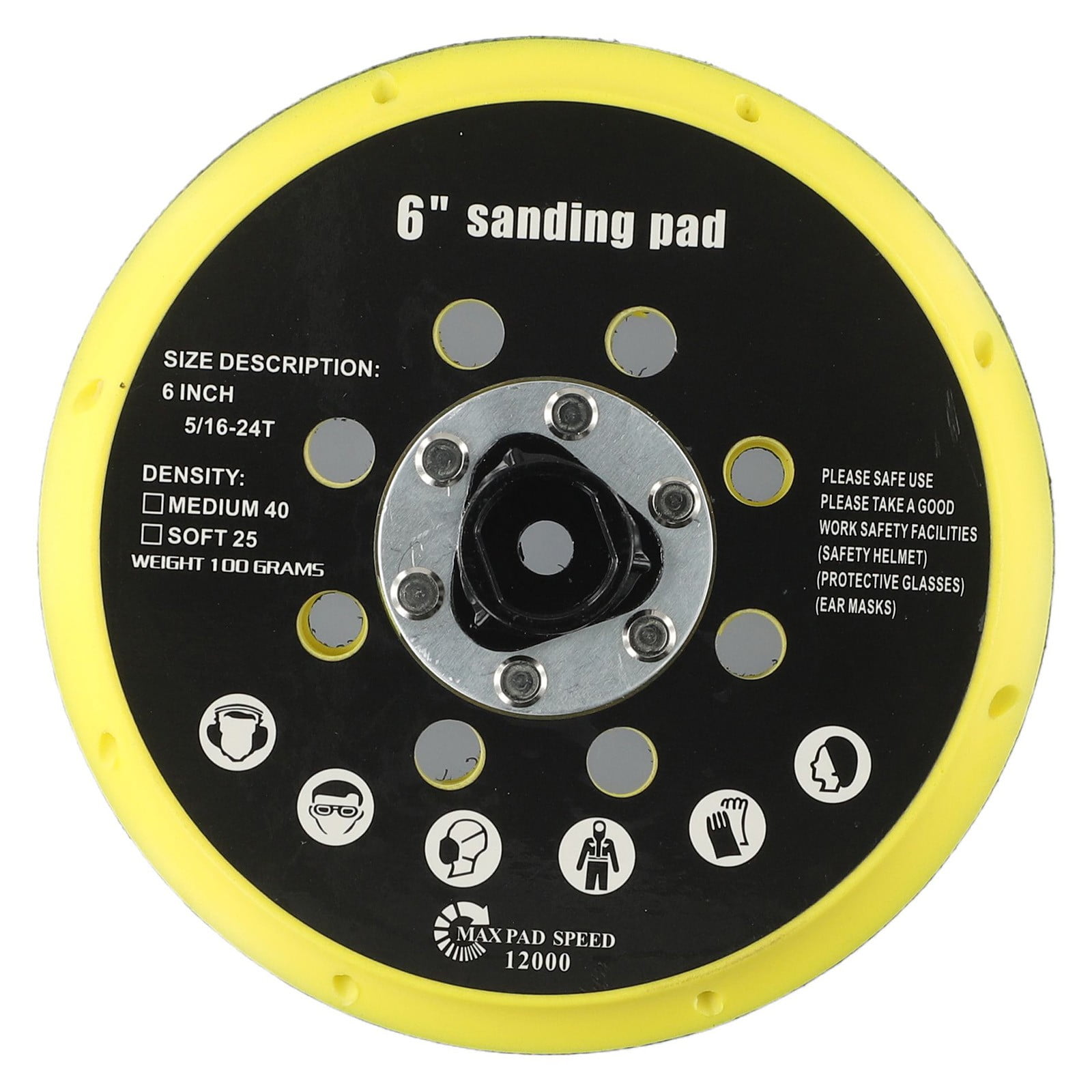 6 Inch 17 Holes Sander Backing Pad for Makita- BO6030 BO6040 for ...