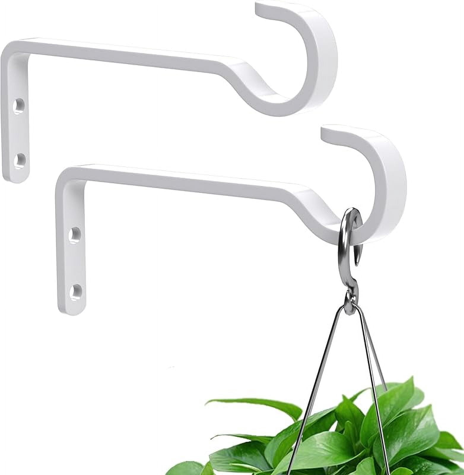6 Inch 2 Pack Heavy Duty Outdoor Plant Hangers For Plants Iron Plant