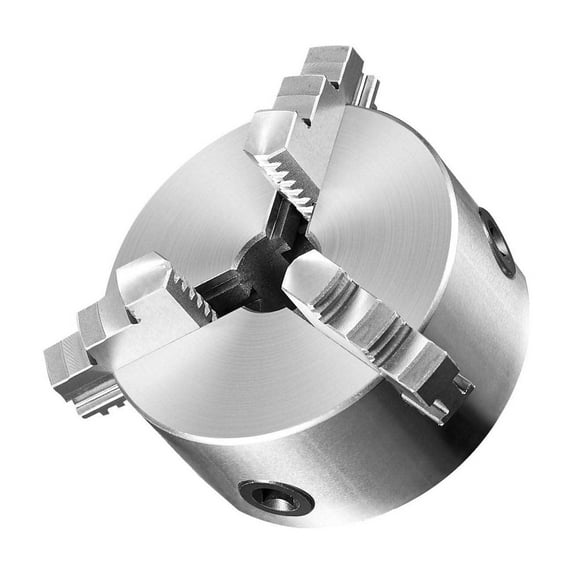 6 Inch 3-Jaw Lathe Chuck, Self-Centering, 3.5-160mm Clamping, with T ...