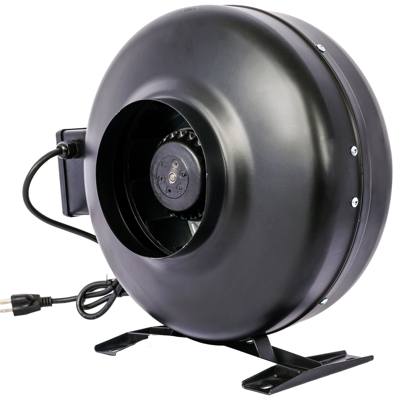 6-Inch 412 CFM Inline Duct Fan - High-Speed Ventilation Blower for ...